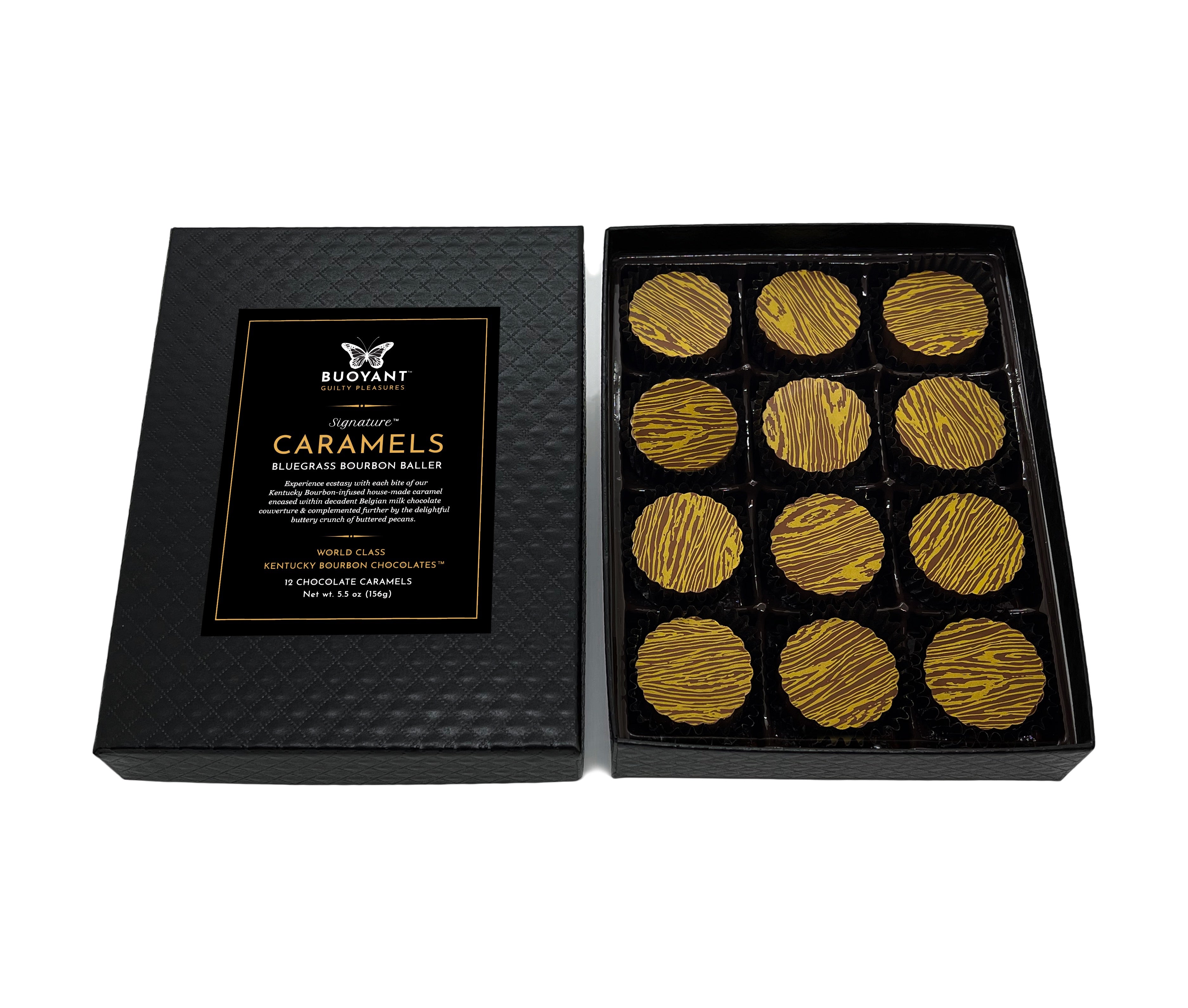 Signature Bluegrass Bourbon Baller Caramels, 12 Pack – Buoyant Brands Inc.