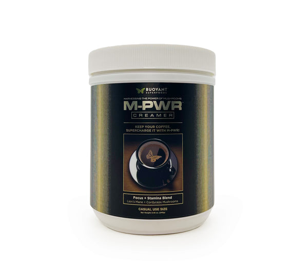 M-PWR: Functional Mushroom Creamer, Focus + Stamina Blend (Organic / N ...
