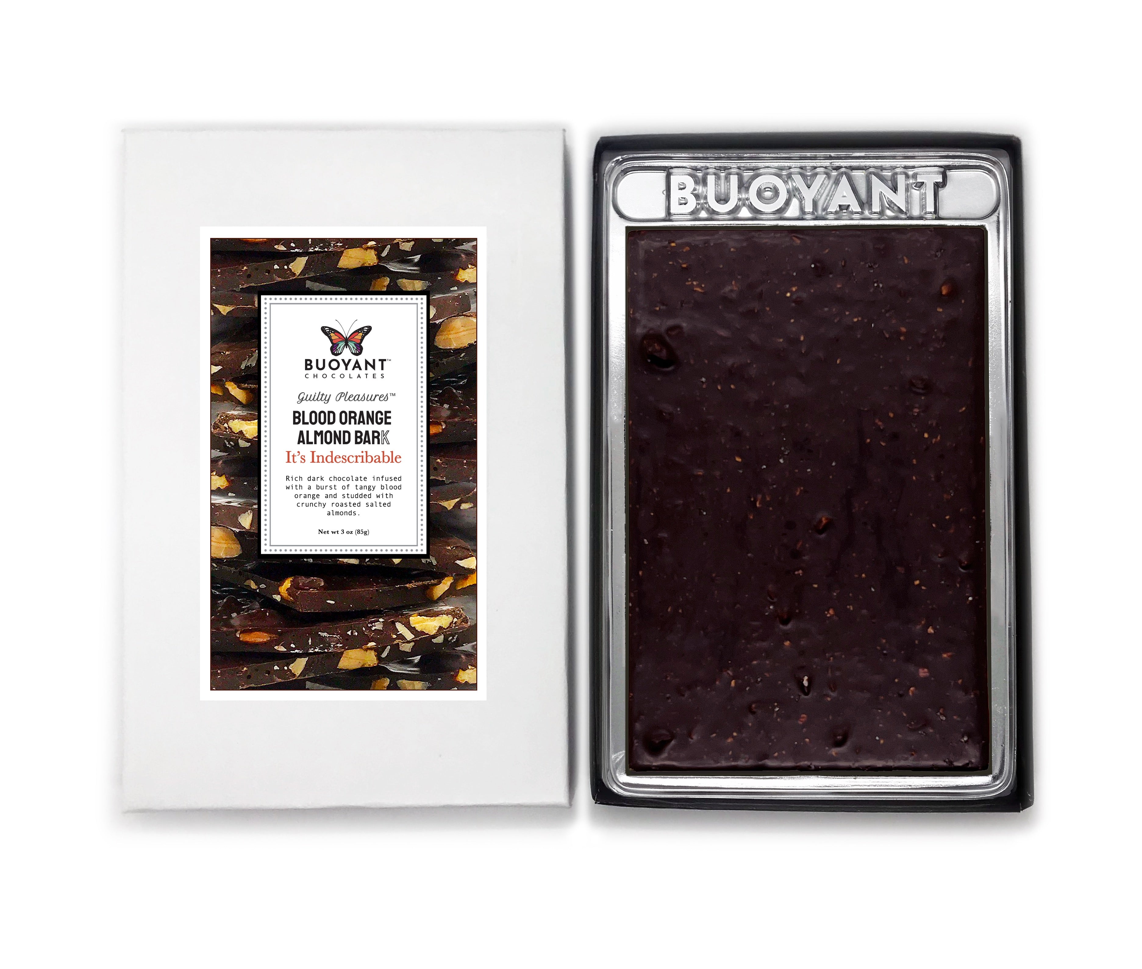 BLOOD ORANGE ALMOND BARK BAR (Non-Infused) – Buoyant Brands Inc.