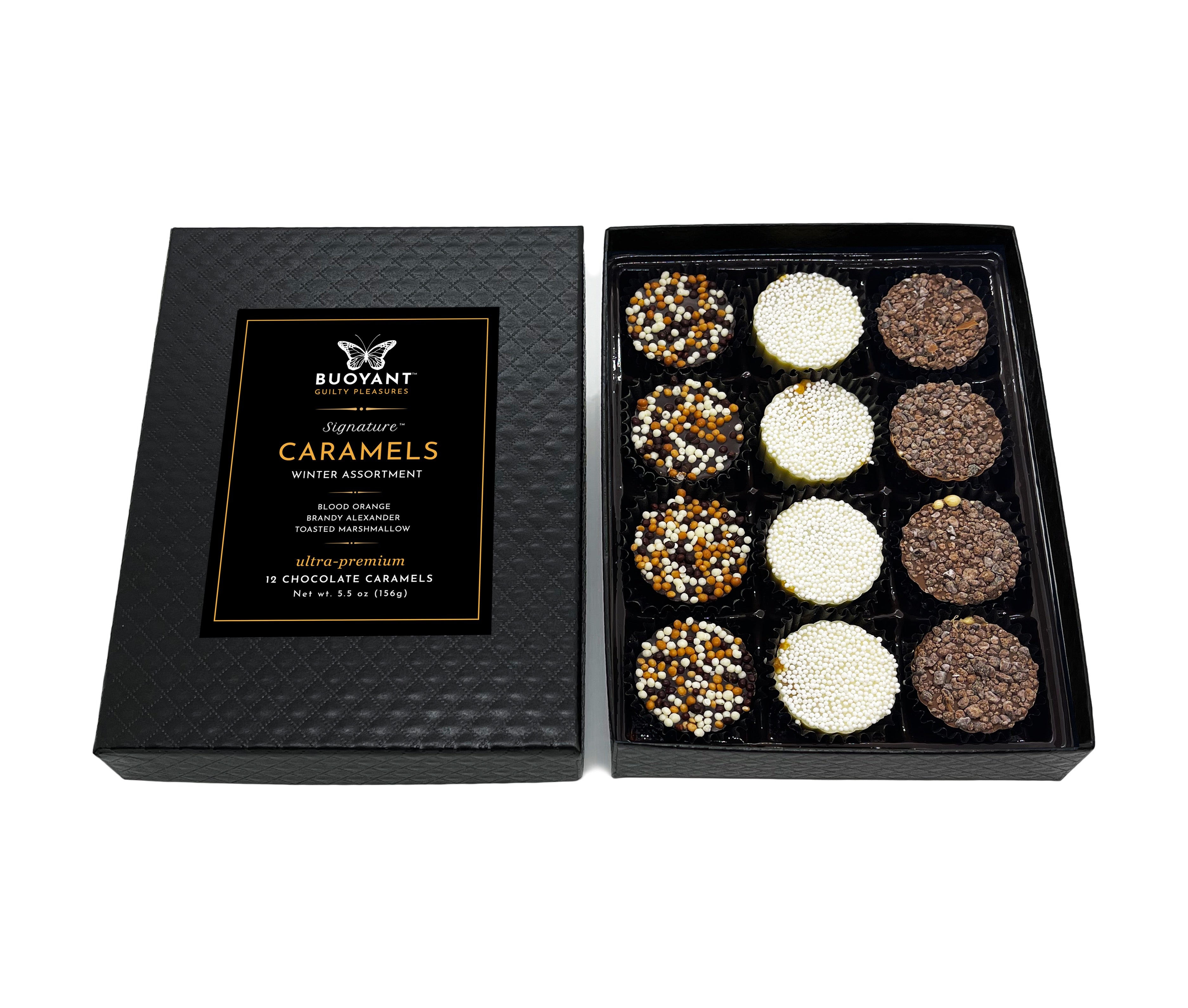 Winter Assortment Signature Caramels (Non-Infused) – Buoyant Brands Inc.